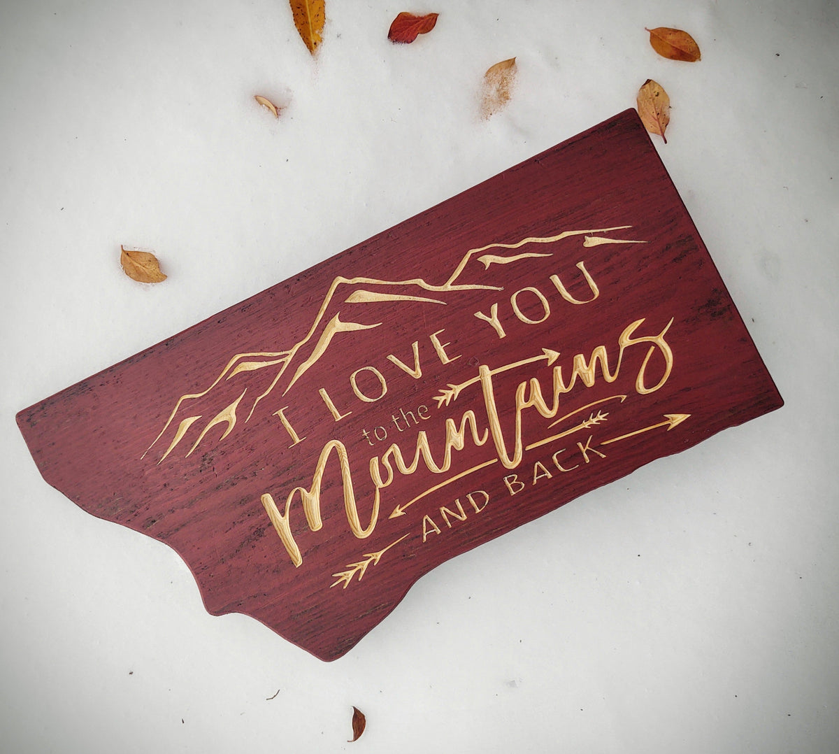 Love to the Mountains & Back- MT – Knotty Pine Woodworks